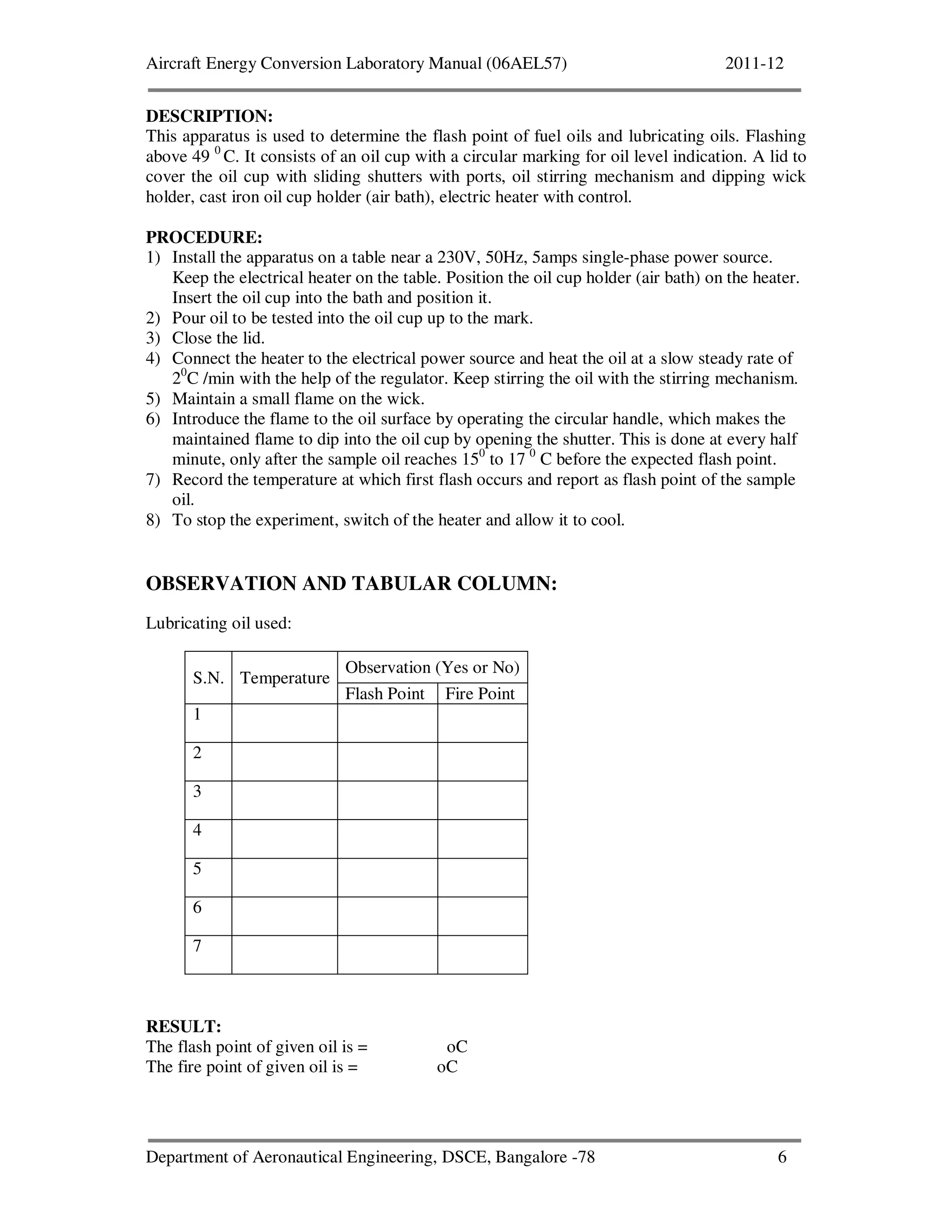 Energy conversion engineering lab manual full | PDF