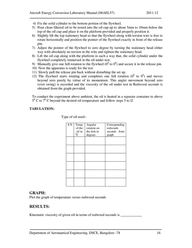 Energy conversion engineering lab manual full | PDF