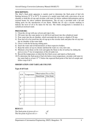 Energy conversion engineering lab manual full | PDF