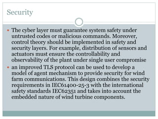 Wind Energy Iot/Cyber Physical System | PPTX