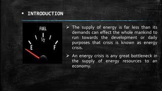 Energy crisis | PPTX