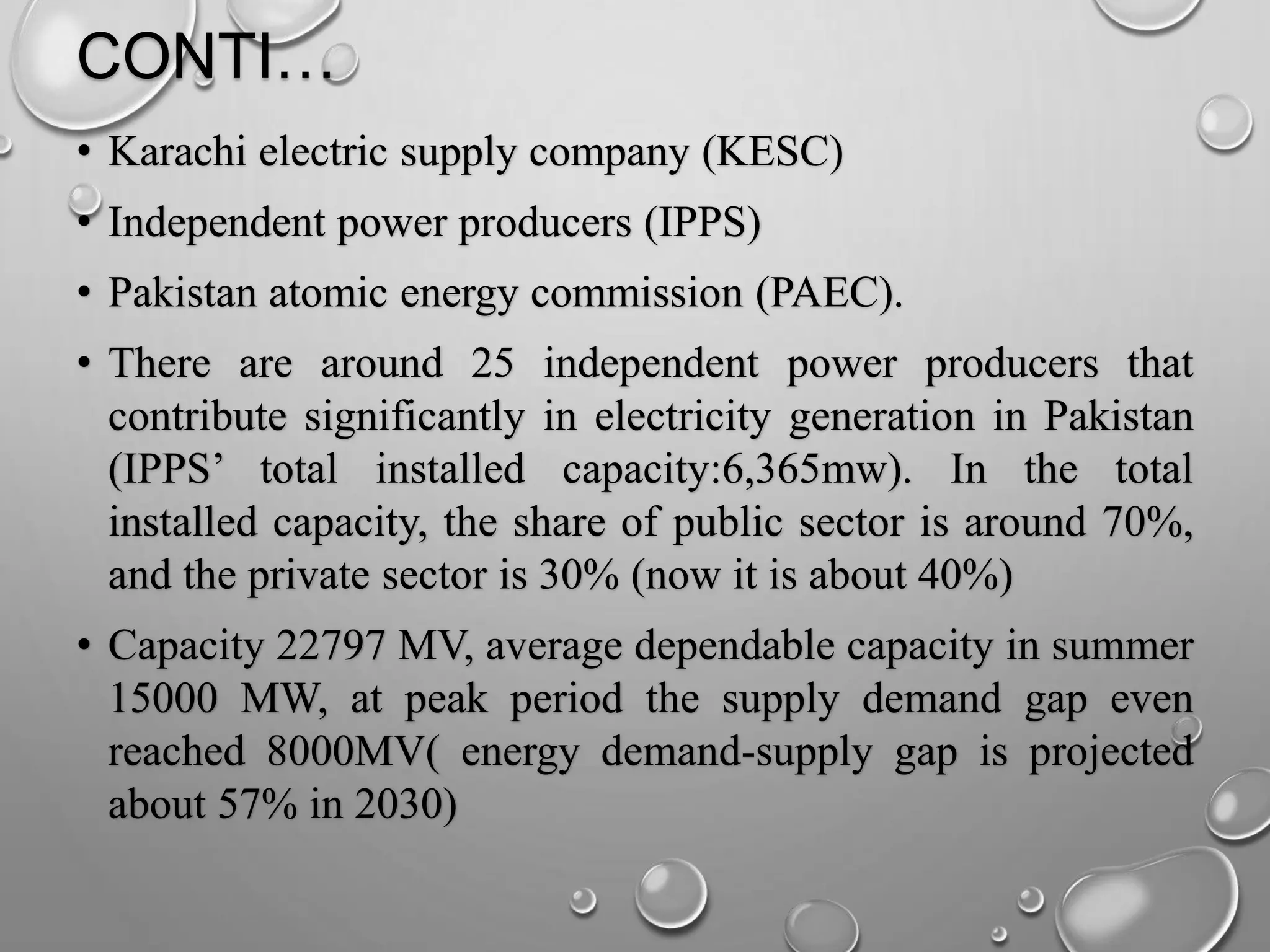 Energy crisis in pakistan (1) | PPTX