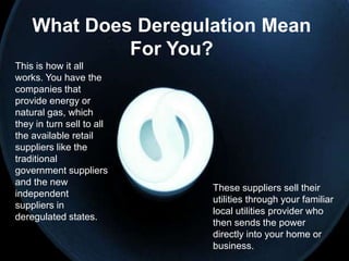 Energy deregulation | PPTX
