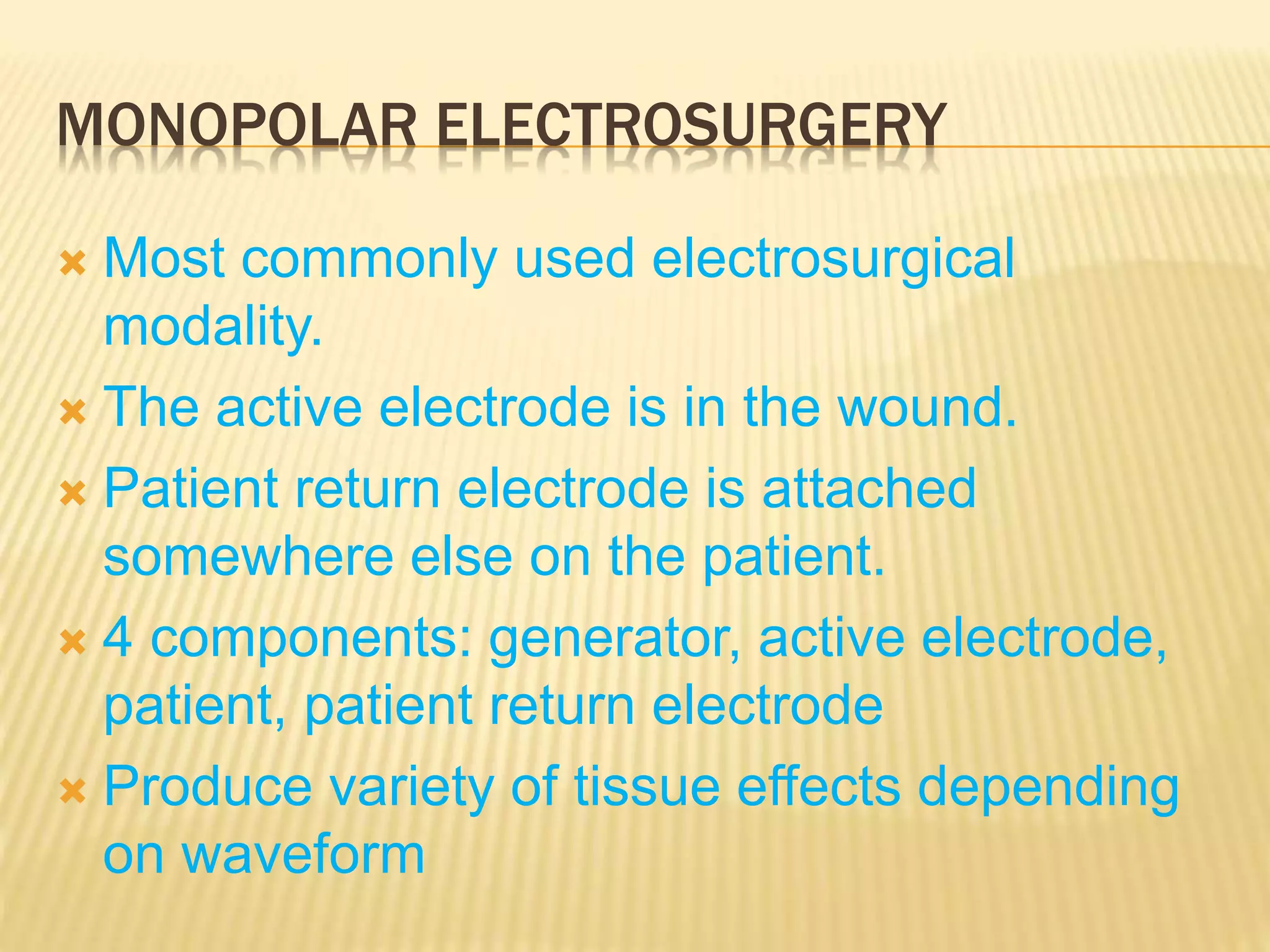 Energy devices in surgery | PPTX
