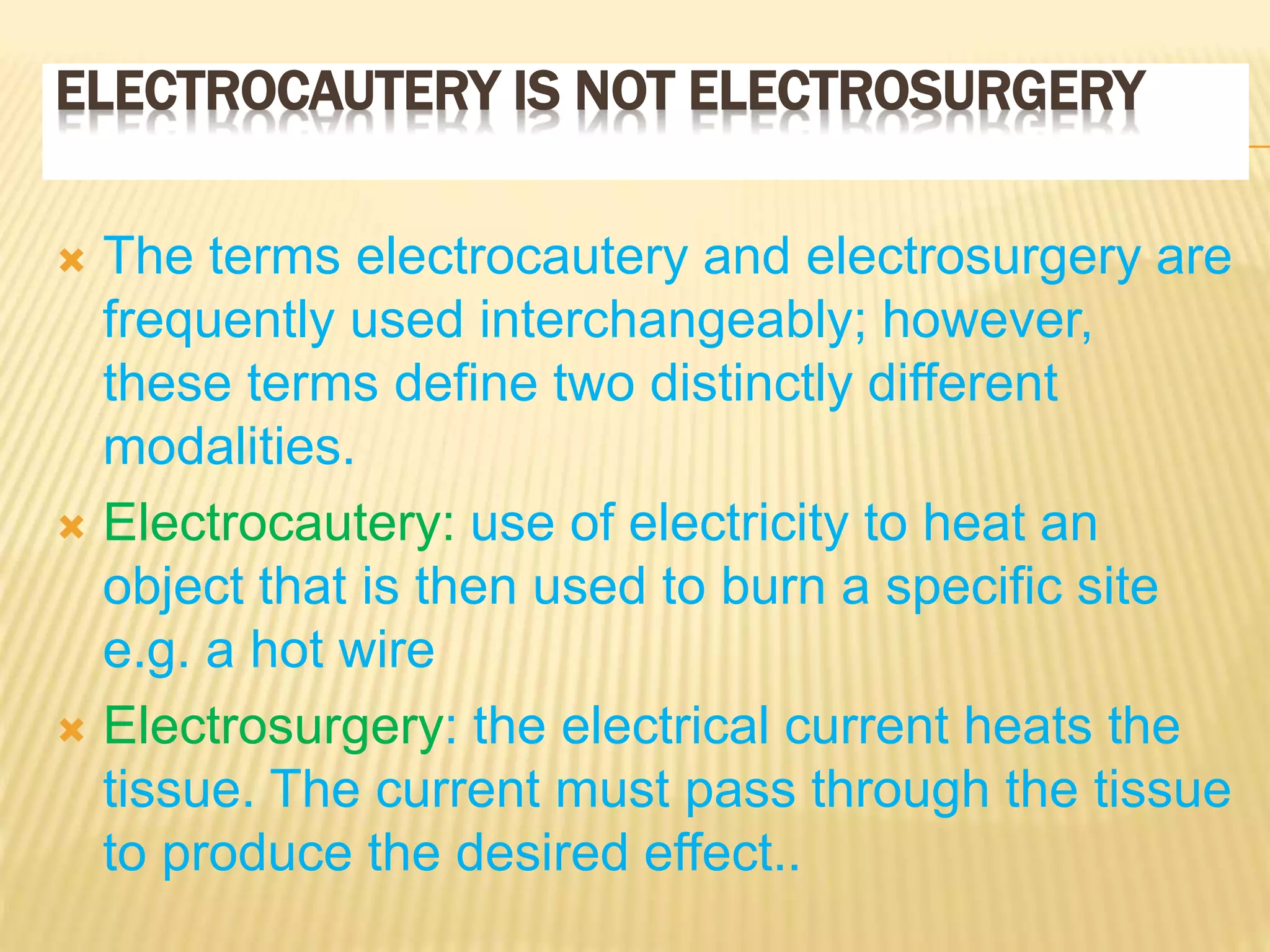 Energy devices in surgery | PPTX