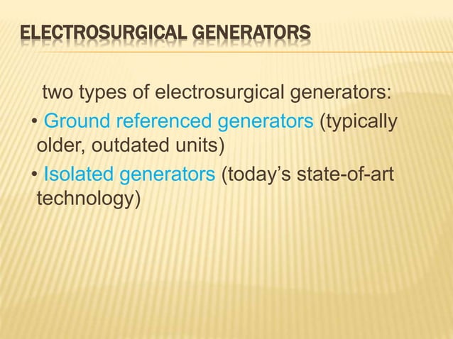 Energy devices in surgery | PPTX