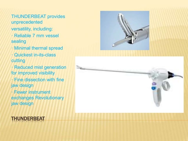 Energy devices in surgery | PPTX