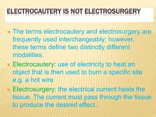 Energy devices in surgery | PPTX