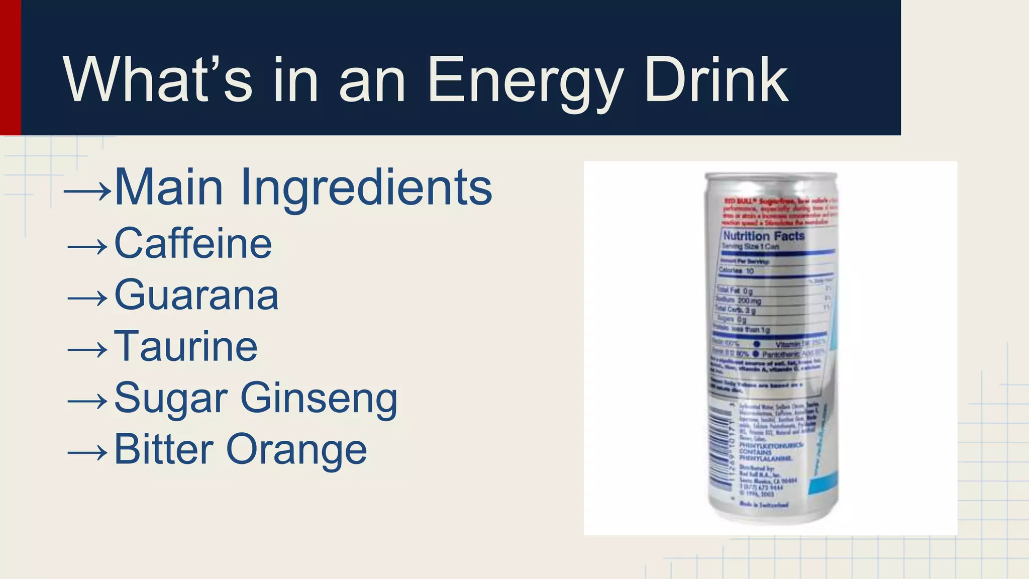 Energy drink powerpoint | PPTX