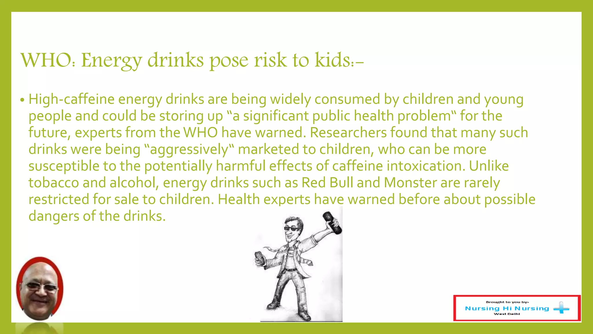 Energy drinks dangerous | PPTX