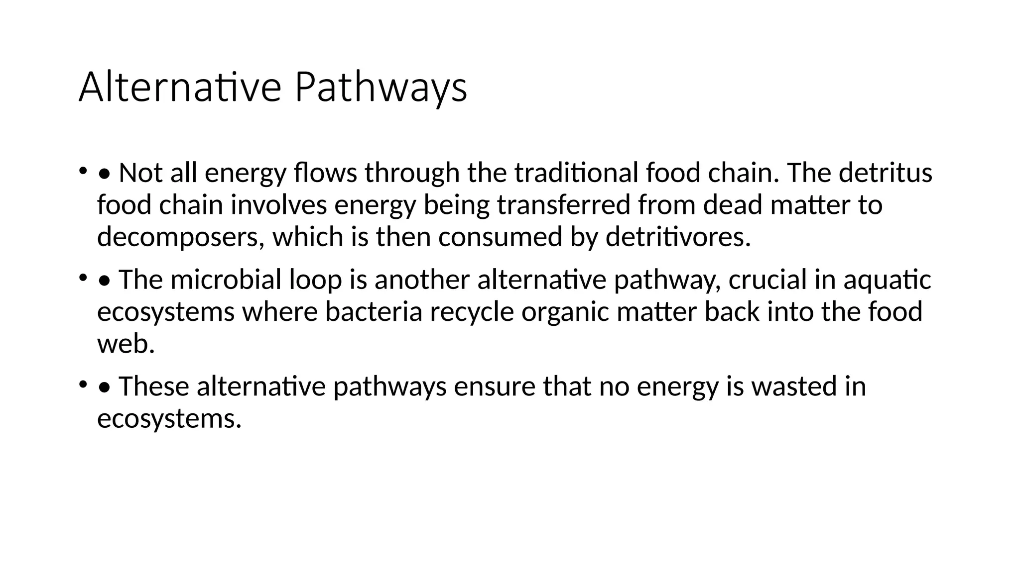 Energy Dynamics in an Ecosystem: Trophic Organization, Energy Flow ...