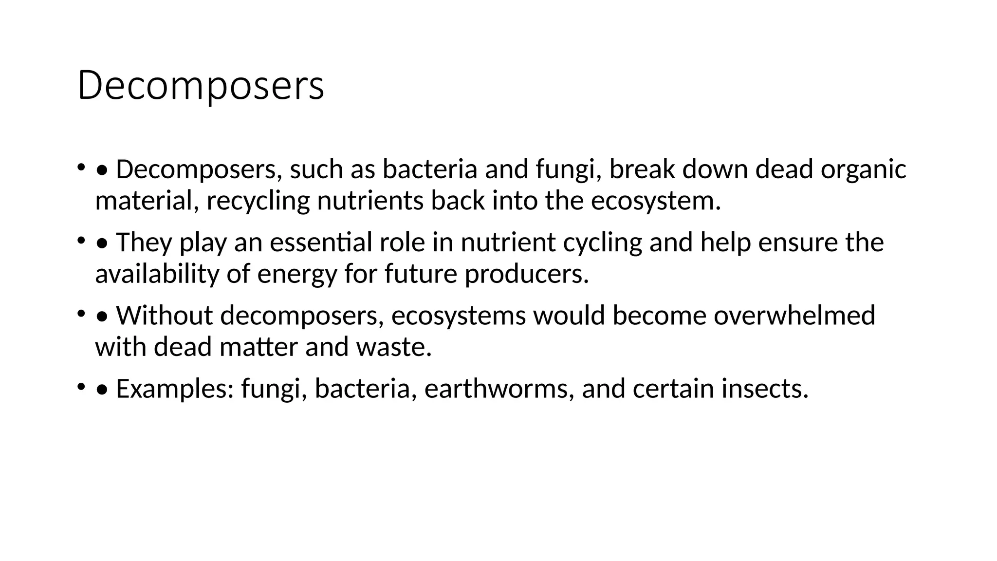 Energy Dynamics in an Ecosystem: Trophic Organization, Energy Flow ...