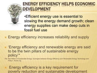 Energy Efficiency | PPTX