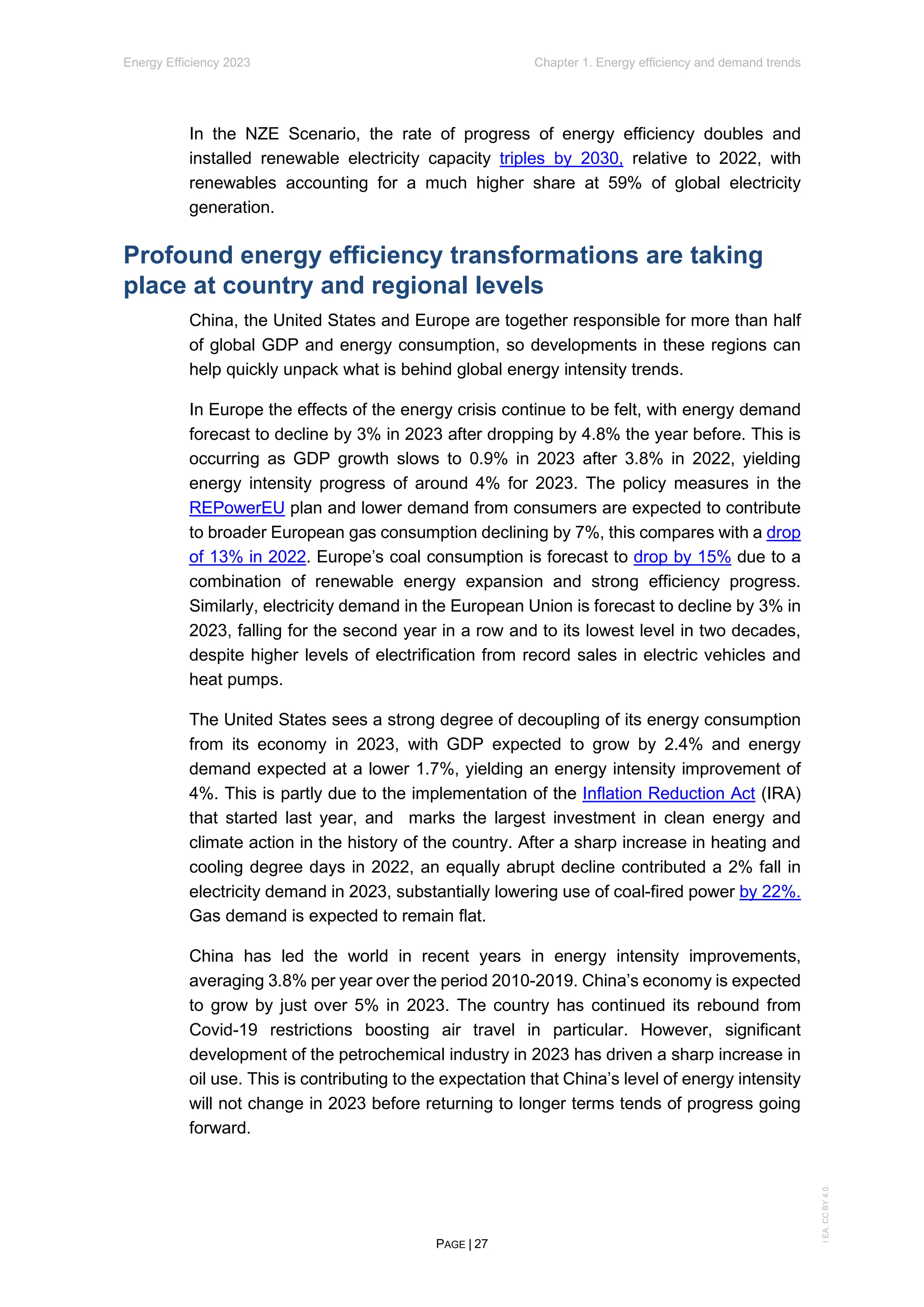 IEA EnergyEfficiency Report 2023 | PDF