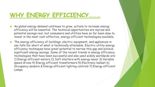Energy efficiency in electrical system | PPTX