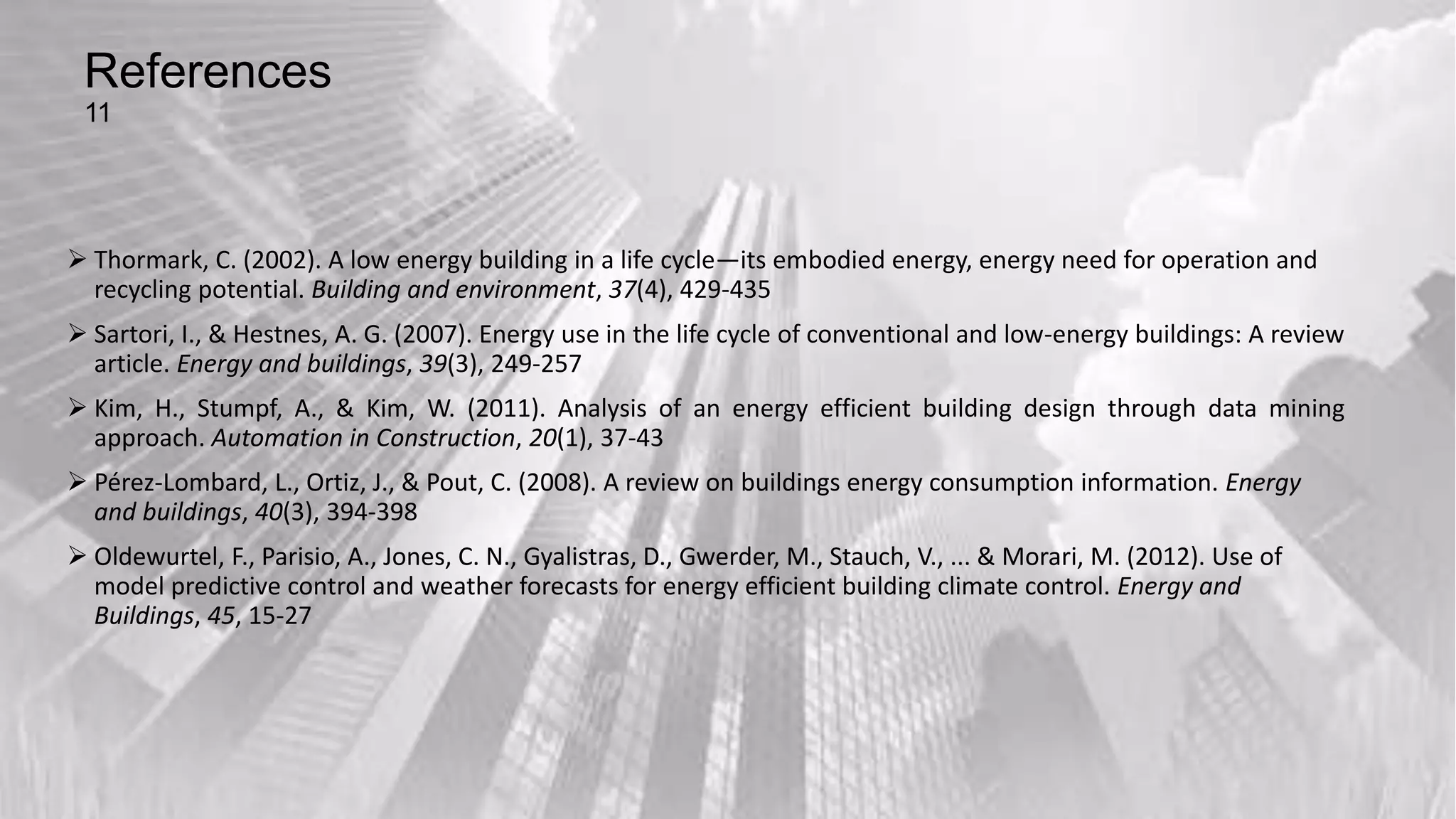 Energy efficient building | PPTX