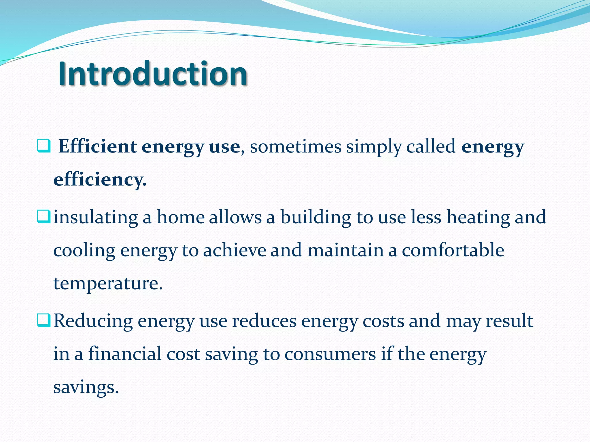 Energy efficient cooling | PPTX