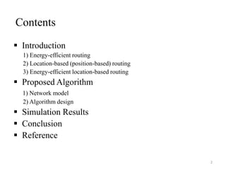 Energy Efficient Geographical Forwarding Algorithm For Wireless Ad Hoc And Sensor Networks | PPT
