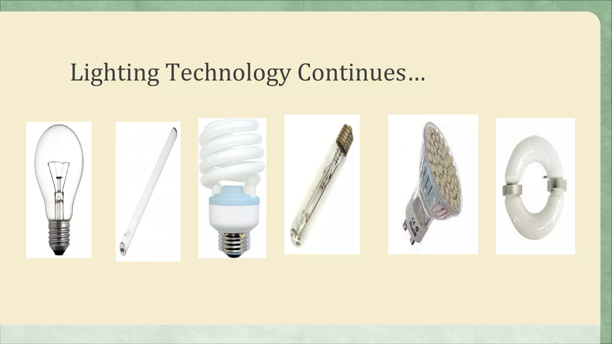 Energy Efficient Lighting | PPT