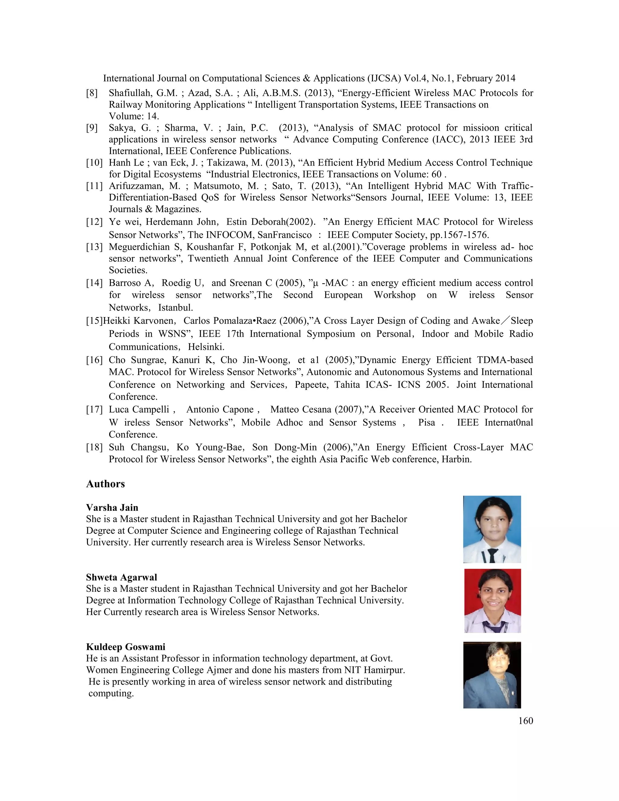 Energy Efficient Mac Protocols For Wireless Sensor Network Pdf