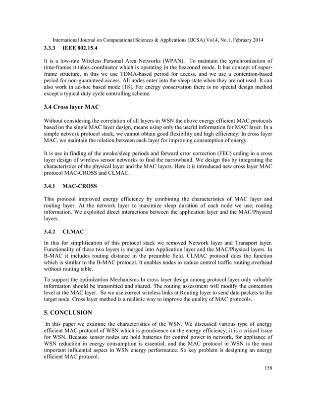 Energy Efficient Mac Protocols For Wireless Sensor Network Pdf