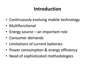Energy efficient mobile computing techniques in smartphones | PPTX
