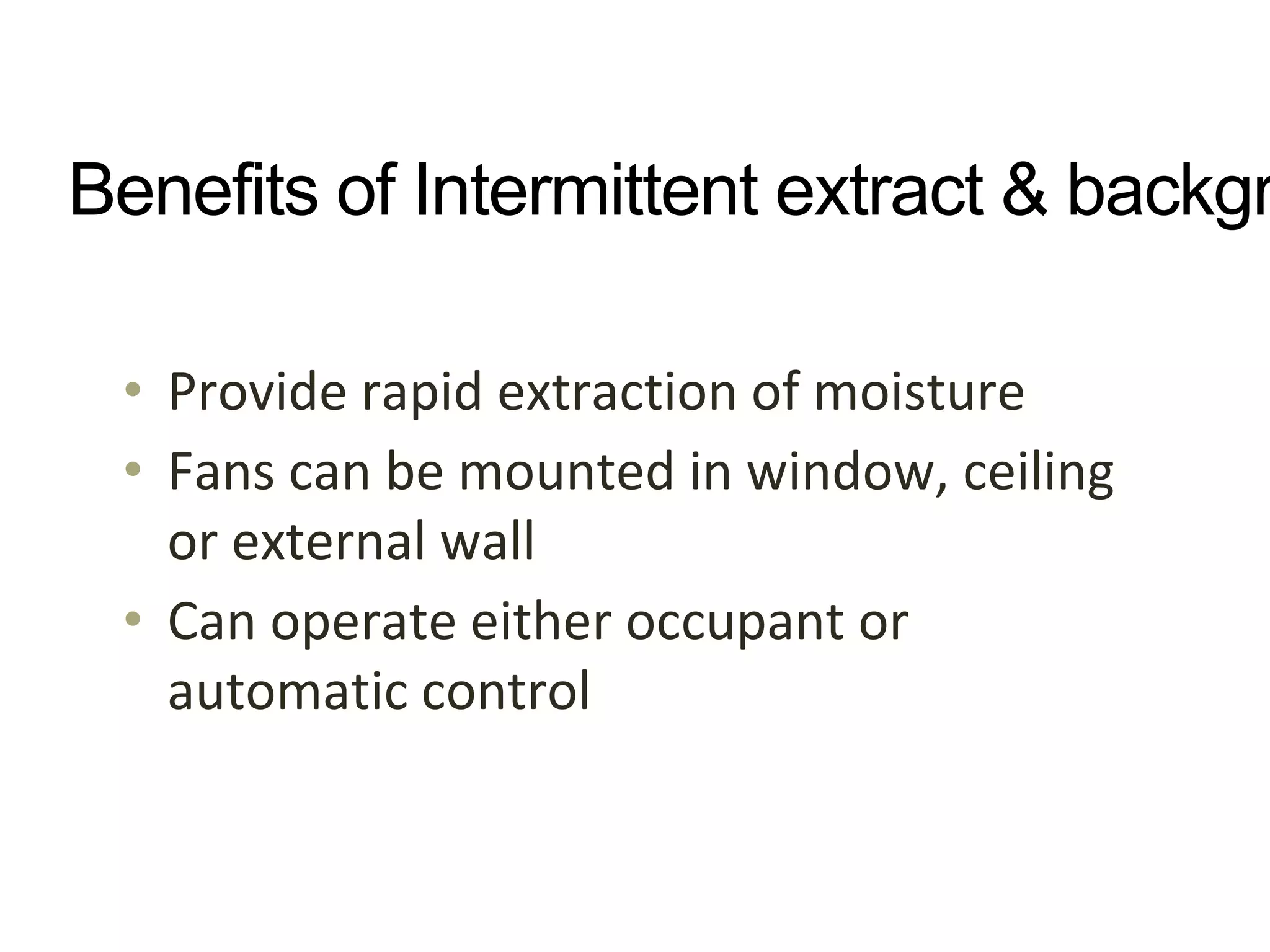 Energy efficient ventilation system | PPTX