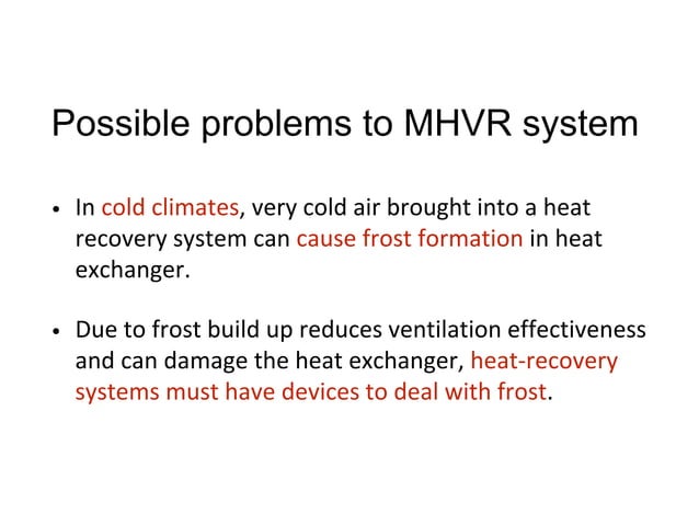 Energy efficient ventilation system | PPTX