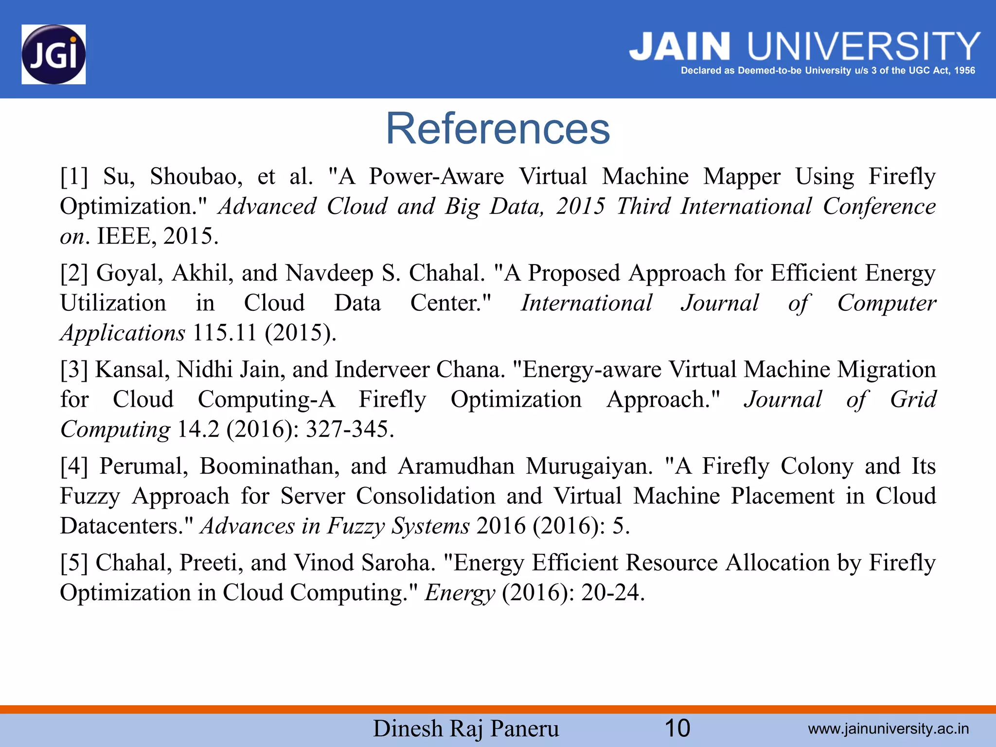 Energy Efficient Virtual Machine Vm Migration In Cloud Data Centers Pdf