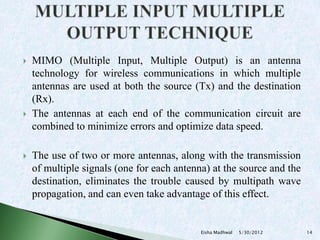 Energy efficient wireless technology | PPTX