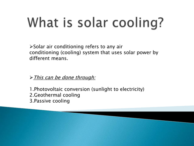 Energy efficint colling | PPT