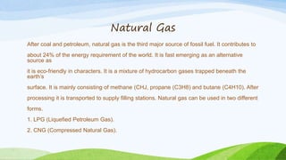 Various types of energy sources | PPTX