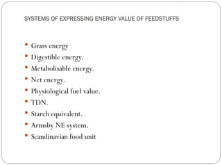 PARTITIONING OF ENERGY IN FARM ANIMALS.ppt