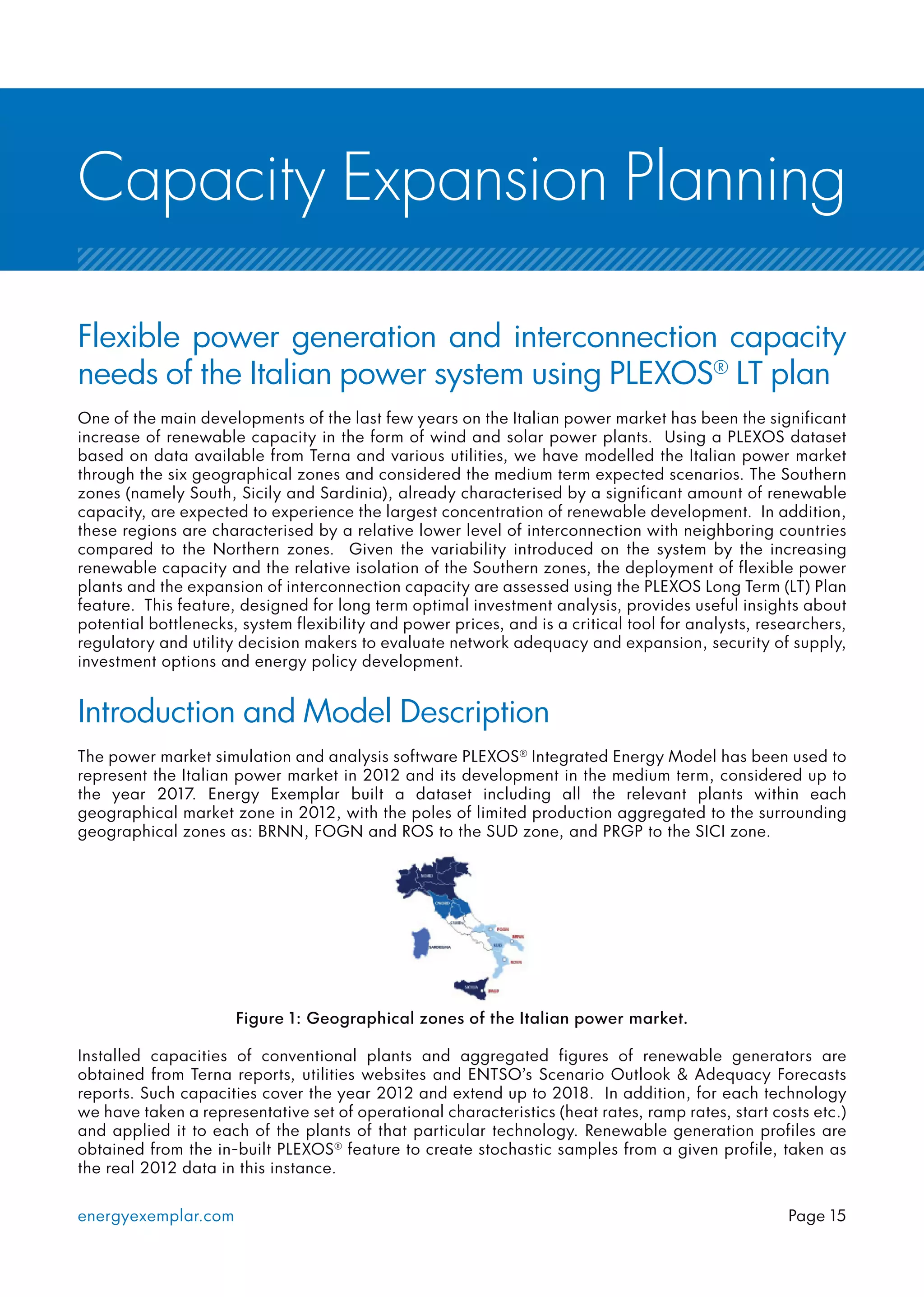 PLEXOS applications | PDF