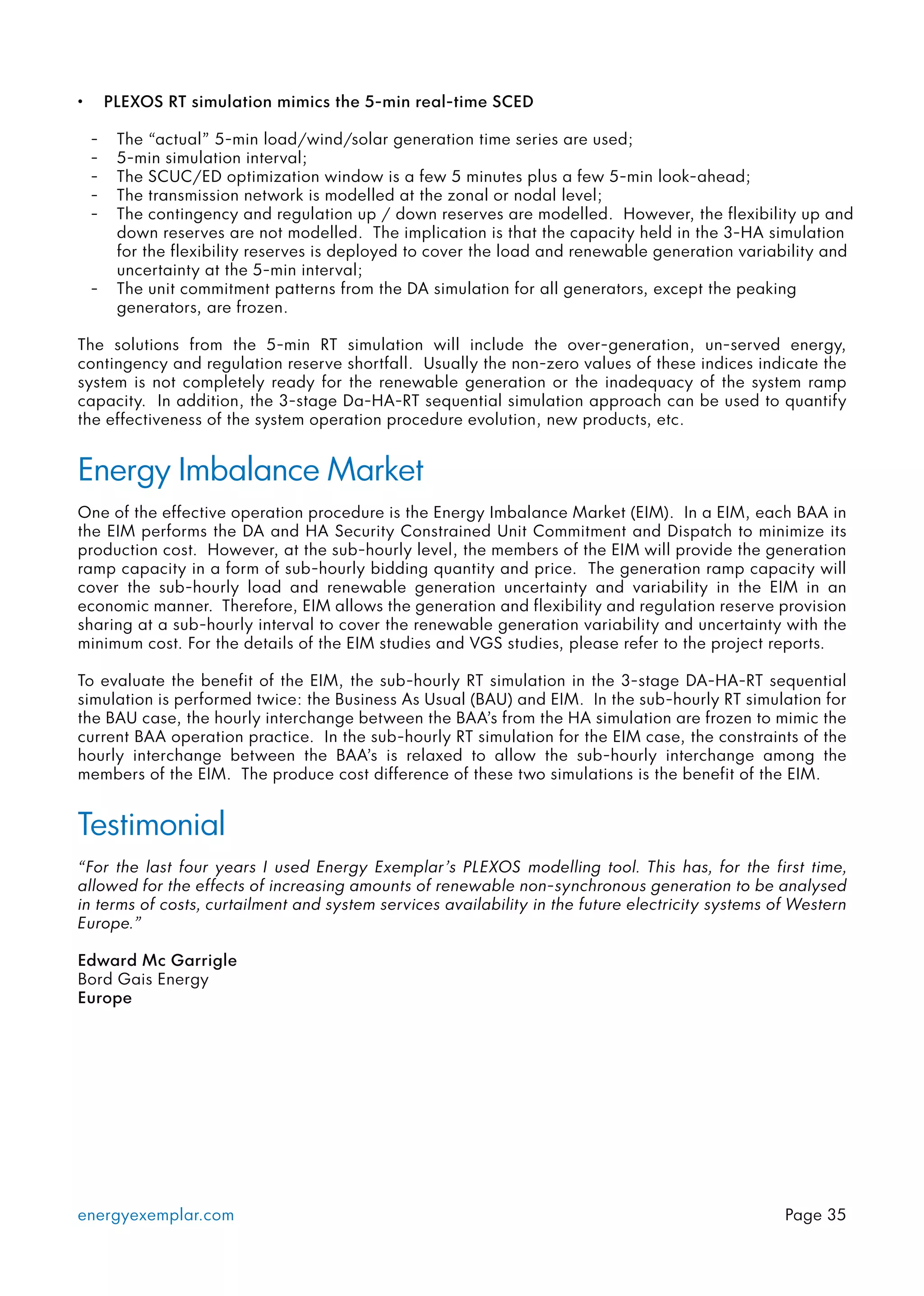 PLEXOS applications | PDF