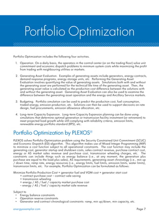 PLEXOS applications | PDF