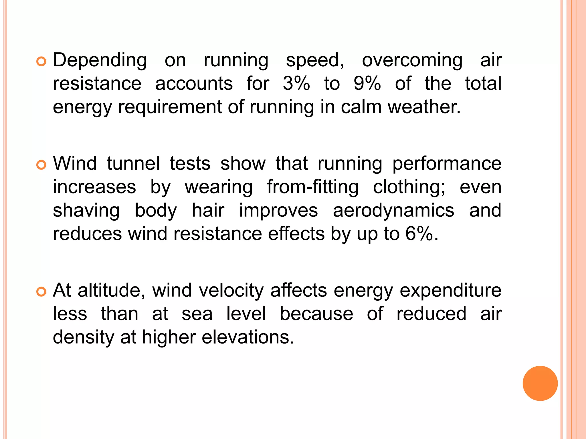 Energy expenditure during jogging & running | PPTX