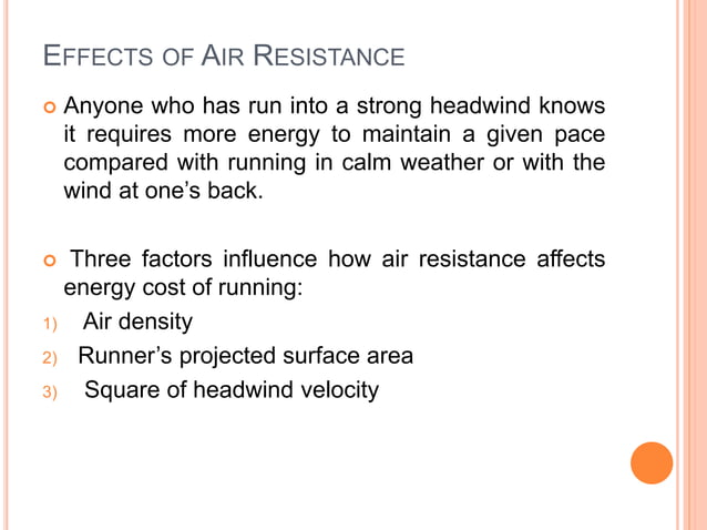 Energy expenditure during jogging & running | PPTX | Running and ...