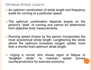 Energy expenditure during jogging & running | PPTX