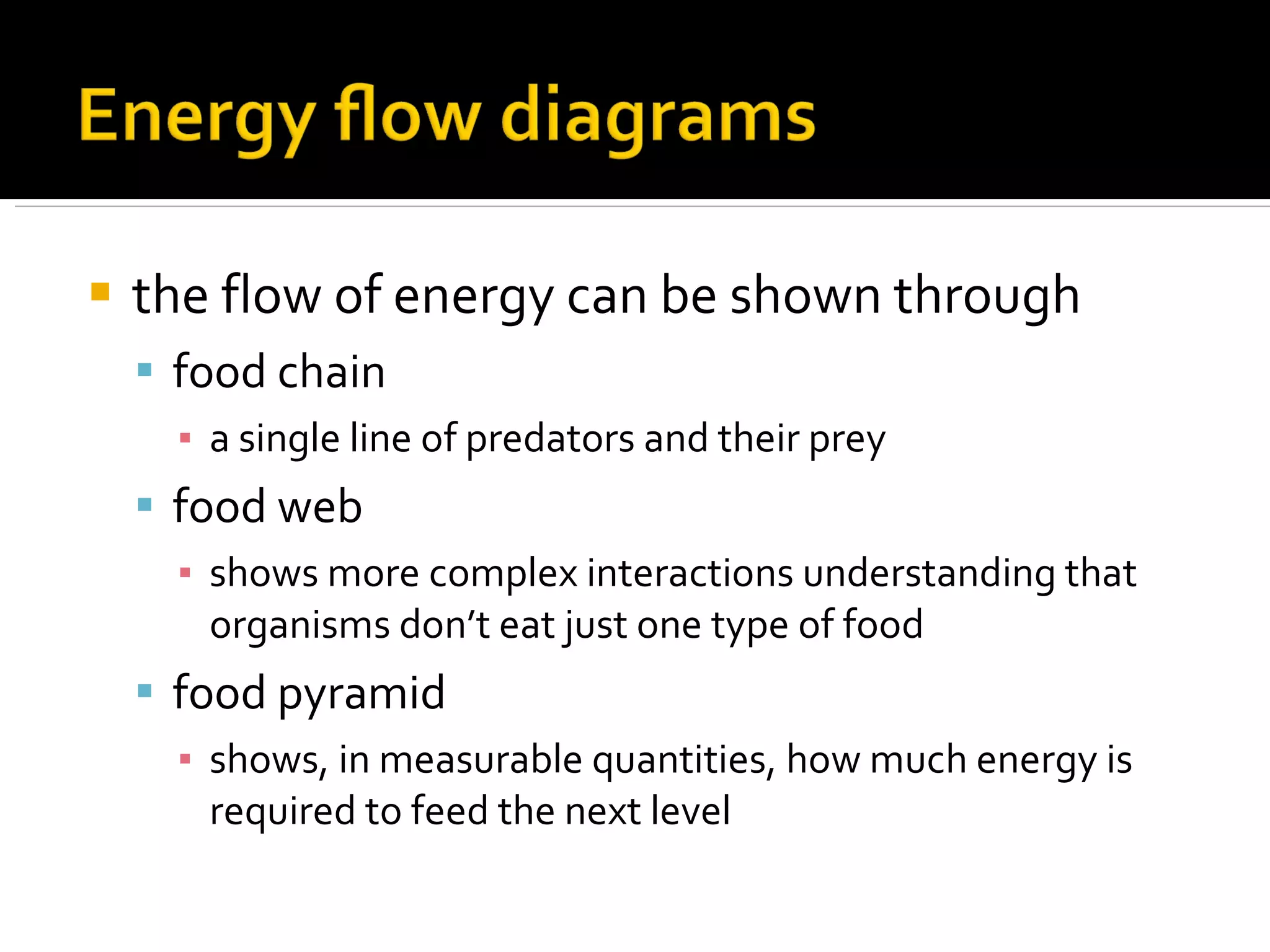 Energy flow | PPT