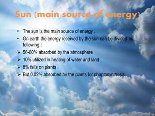 Energy flow And conservation of resources | PPTX