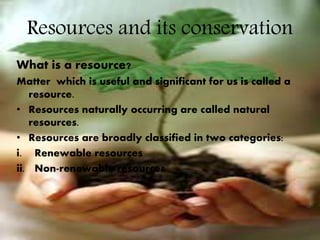 Energy flow And conservation of resources | PPTX