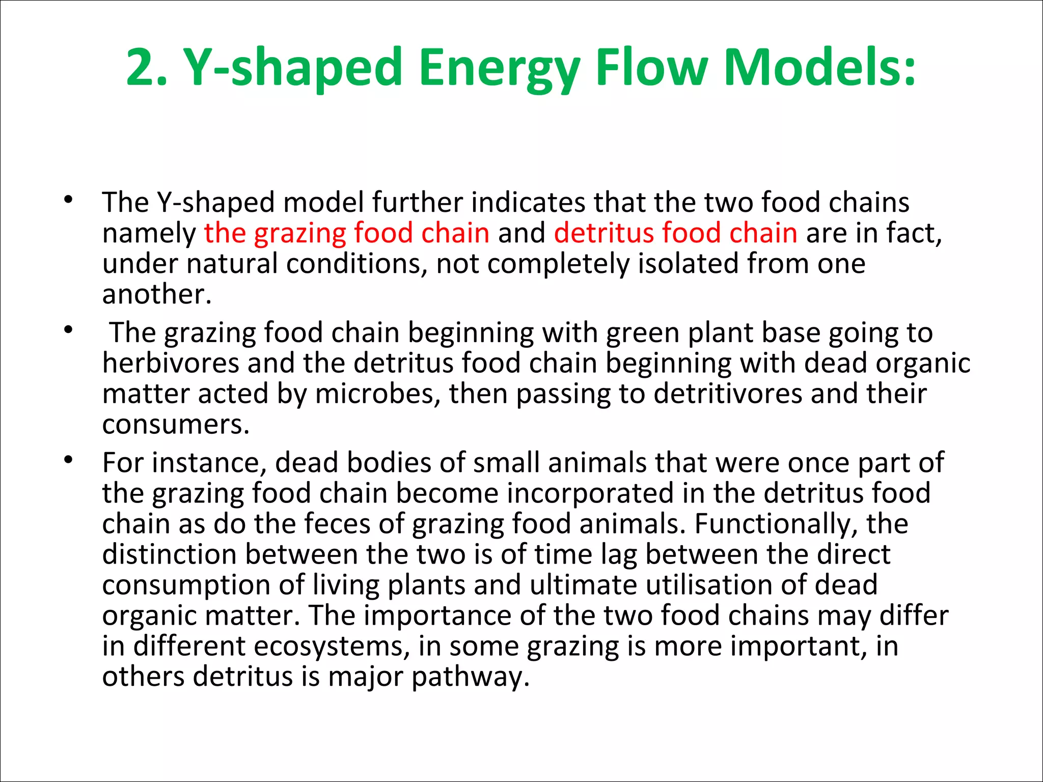 Energy flow by using energy models in ecosystem | PPT