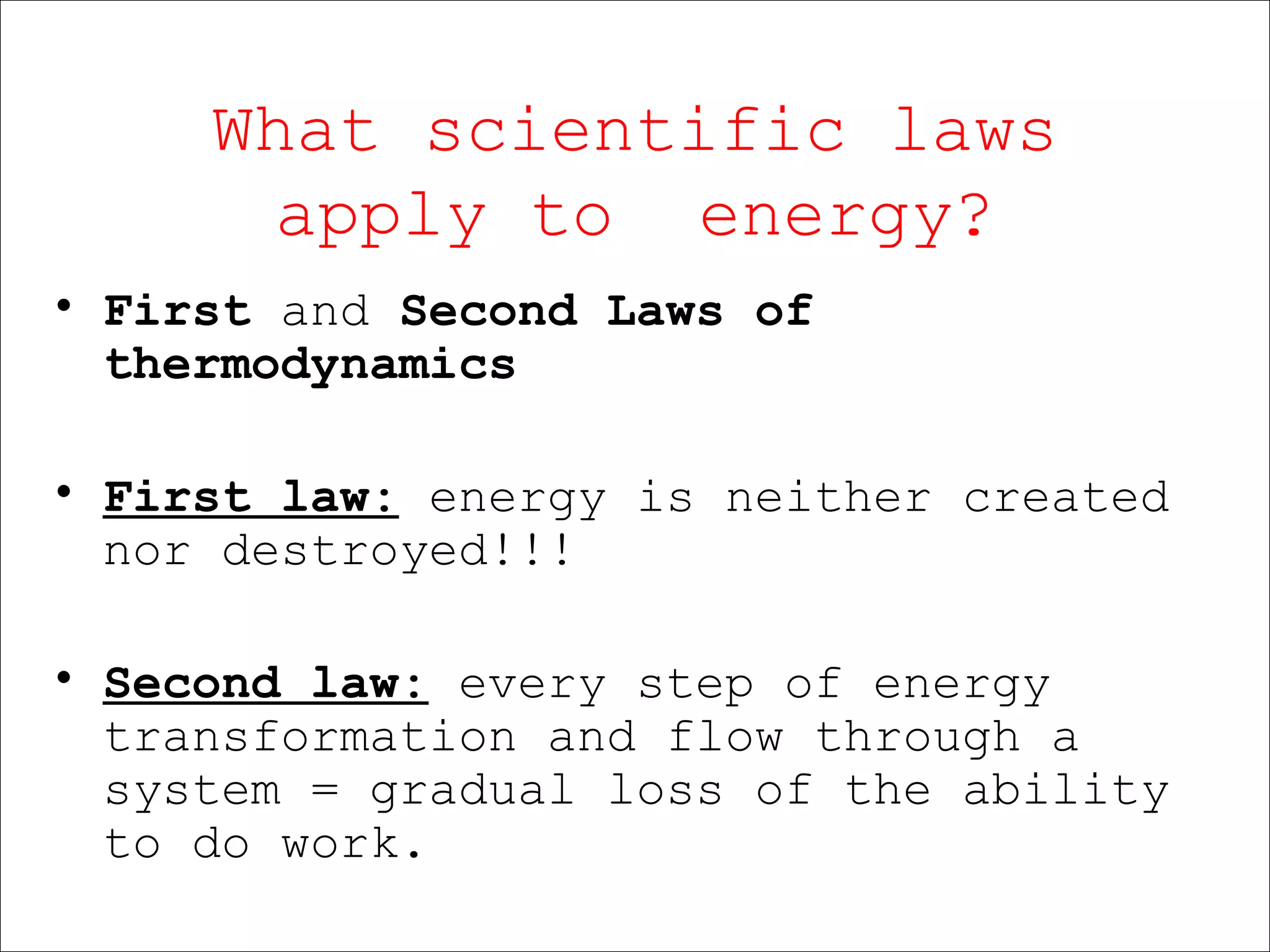 Energy flow by using energy models in ecosystem | PPT