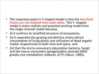Energy flow by using energy models in ecosystem | PPT