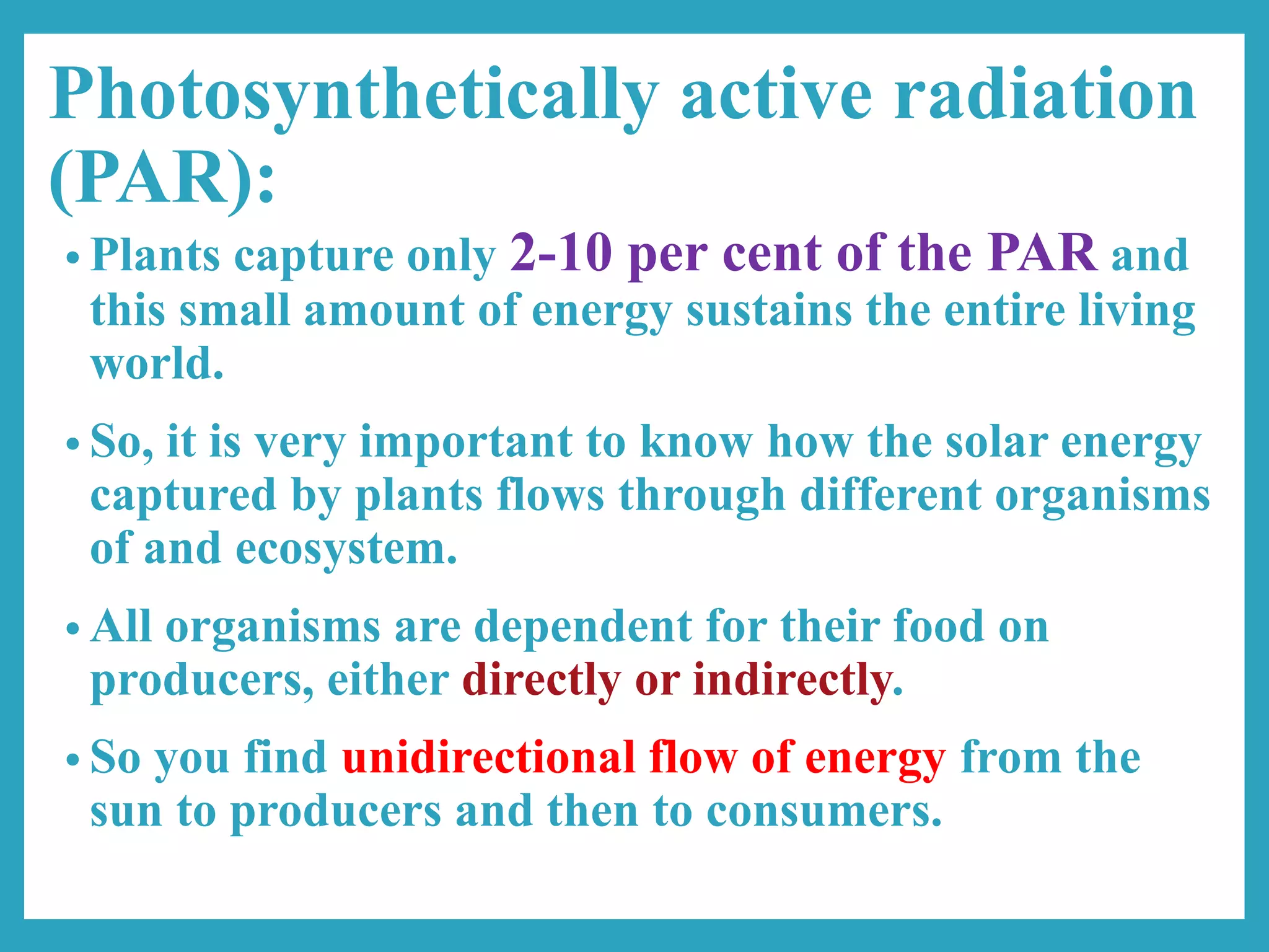 Energy flow in an ecosystem | PPTX | Environment | Science