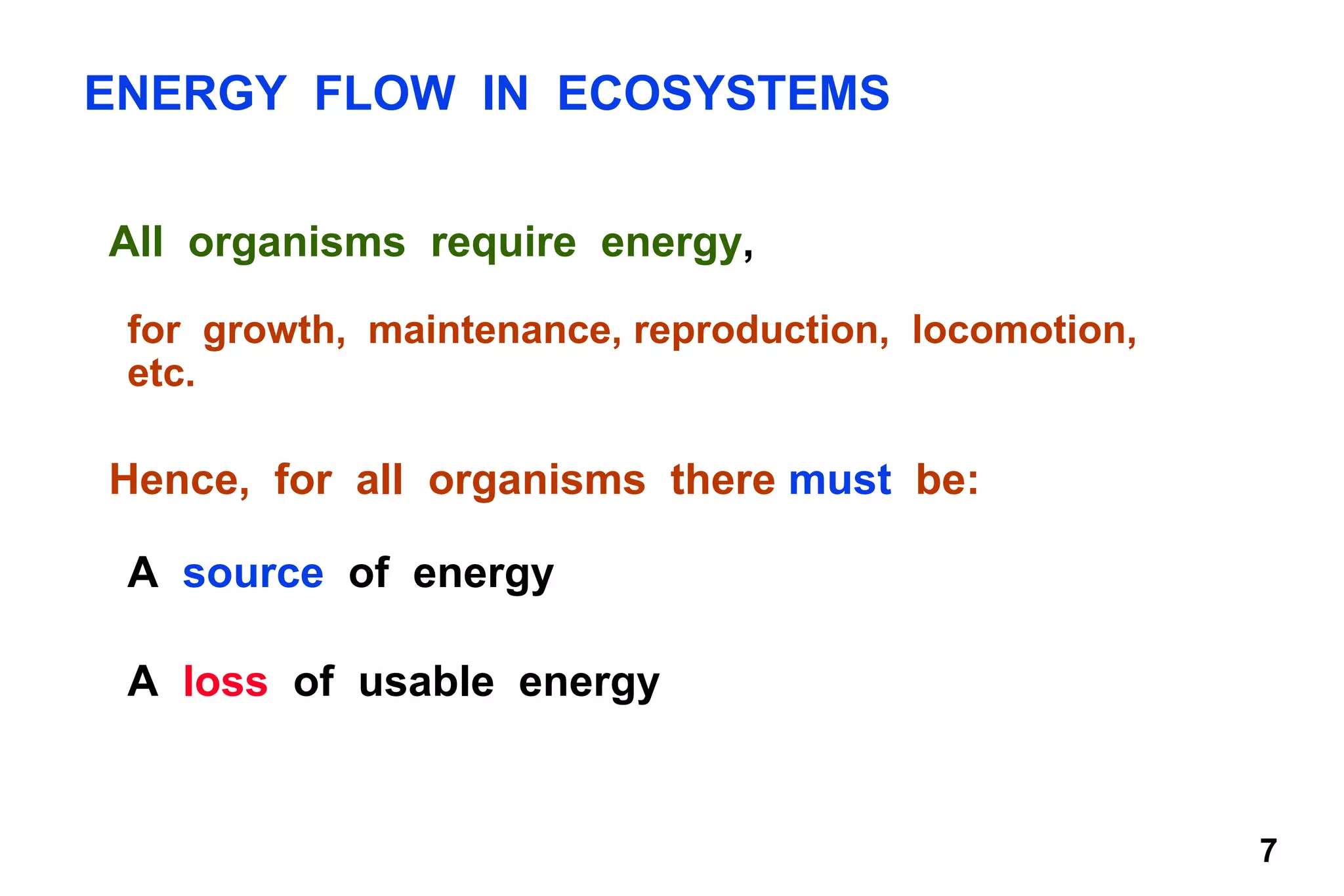 Energy flow in ecosystem | PPT