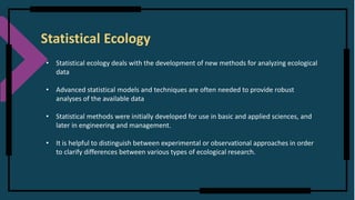 Energy Flow in Ecosystem and Statistical Ecology Presentation.pdf