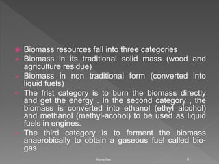 Energy from biomass | PPSX