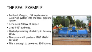 Energy from drain (lucid pipe) | PPTX